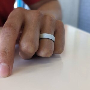 Elk Antler Ring W/ Carbon Fiber Stripes Elk Antler Rings - Etsy
