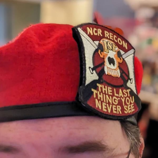 Fallout New Vegas Inspired NCR Recon Sniper Cosplay Gamer Patch Hook ...