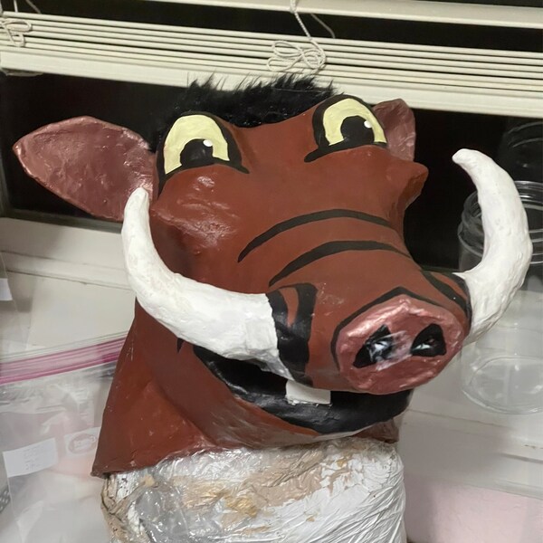 PUMBA LION KING Mask - Etsy