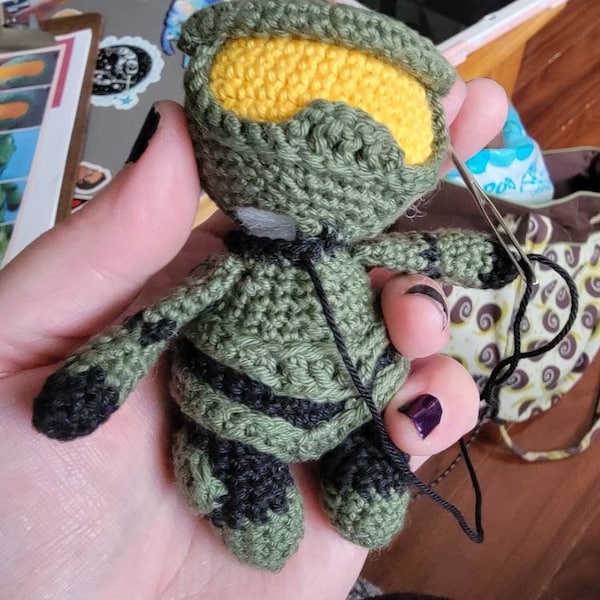 Master Chief Crochet Pattern - Video Game Inspired - PDF File - Etsy