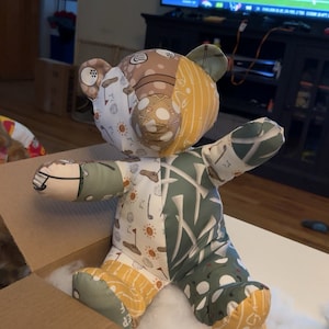 Memory Bear Pattern Easy 14 Sewing Pattern Simple Bear Pattern Sewing ...