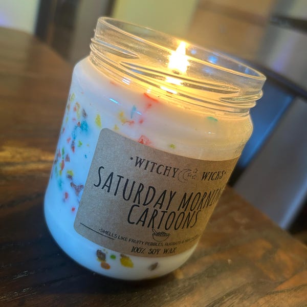 Saturday Morning Cartoons ® 100% Soy Wax Candle - Etsy