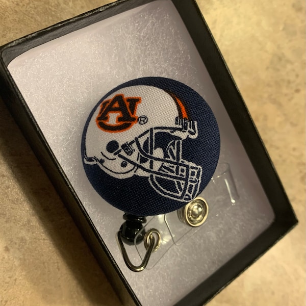 Auburn Badge Reel Covers, Tigers Badge Reel, AU Fan Name Tag ...
