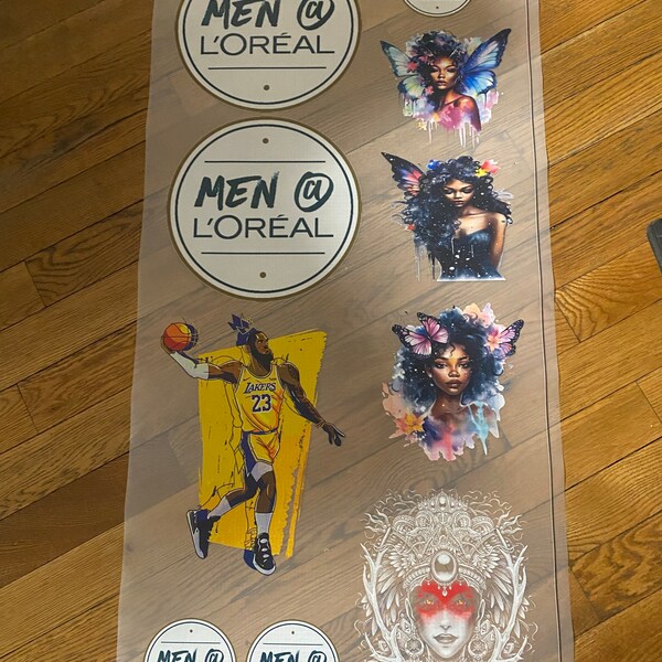 Custom UV DTF Gang Sheet, Decals, Stickers, Uv DTF Transfers, Wholesale ...