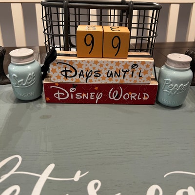 Disney Countdown, Disney World Countdown, Disneyland, Countdown Blocks ...
