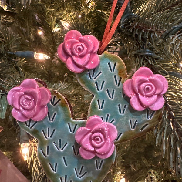 SOUL SISTER New Color Caribbean Blue... Handmade Ceramic Ornament by ...