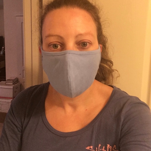 Cotton Face Mask for Men Women | Double Layer Cloth Face Cover ...
