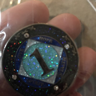 AA 24 Hours Silver Color Plated Coin Alcoholics Anonymous - Etsy