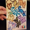Eeveelutions Vinyl Sticker Set - Laptop Stickers - Water Bottle ...
