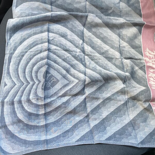 Vintage Paolo Gucci Luxury Cotton 80s 90s Handkerchief 17 X 17 Inches ...