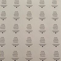 Calligraphy Favour Stickers, Personalised Wedding Favour Stickers, Save ...