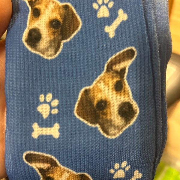 Custom Dog Socks, Personalized Pet Photo Socks, Customized Cute Dog ...