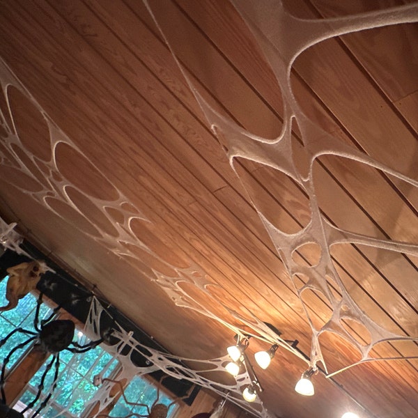 Halloween Decor Spider Web, Outdoor, Indoor, Reusable, Party, Door ...