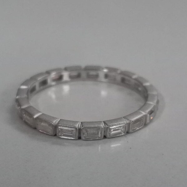 Mixed Shape Diamond Wedding Band Marquise Round Baguette Wedding Ring ...
