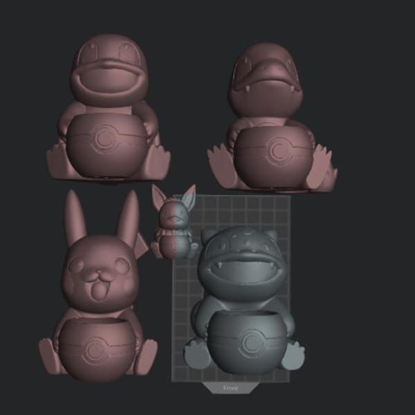 150 + Pokemon STL 3D File Bundle Pack 3D Printed Pokemon File - Pokemon ...