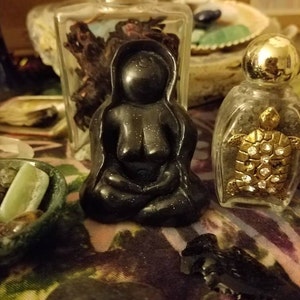 Goddess Athena Altar Figure goddess sculpture owl ceremony | Etsy