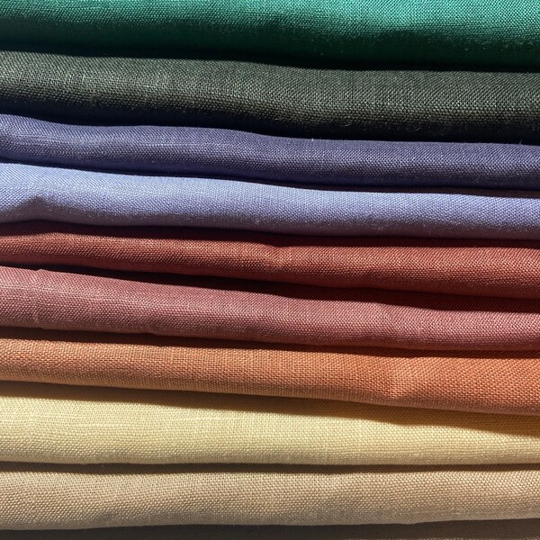 Rosewood Linen | 100% Linen Fabric | Flax Linen | 150 GSM | Price per ...