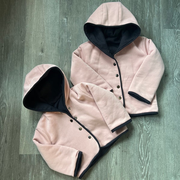 Toddler Sewing Pattern Bundle. Hooded Coat, Jacket, Vest and Hooded ...