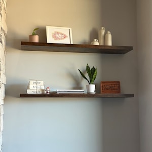 Pray Trust Wait Shelf Sitter, Farmhouse Decor, Distressed Wood Blocks ...