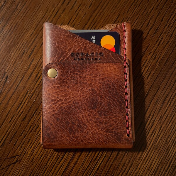 Big Spender Minimalist Leather Wallet, Simple Front Pocket Wallet, Slim ...