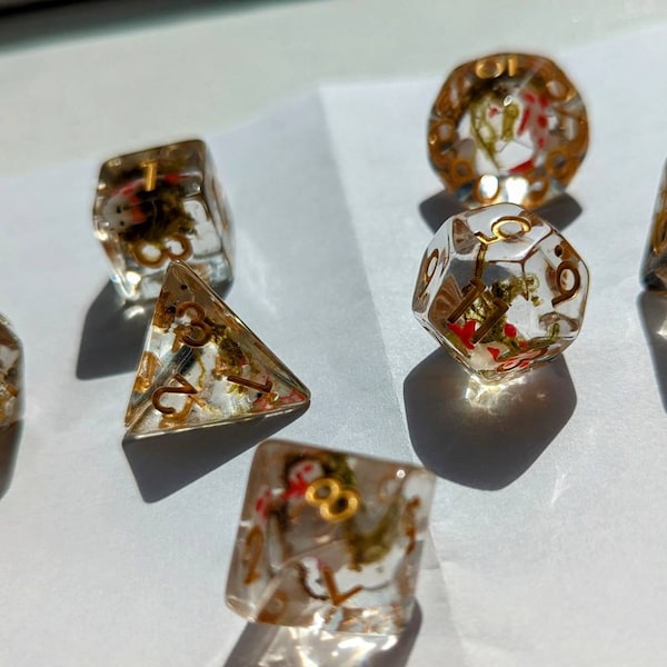 Koi Fish Dnd Dice Set for Dungeons and Dragons | D20 TTRPG Polyhedral ...