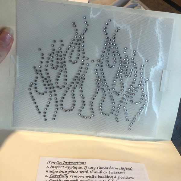 Fire Flames Rhinestone Appliqué, Rhinestone Flames Iron On, Fire Iron ...