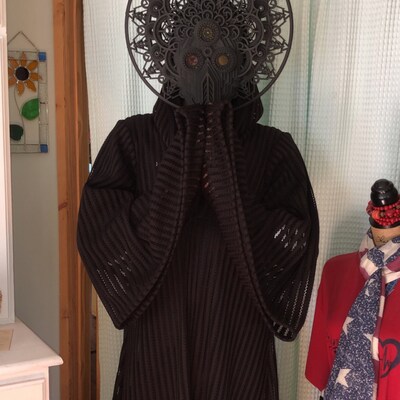 Intergalactic Black Druid Robe Shaman Ceremony Clothing Post ...