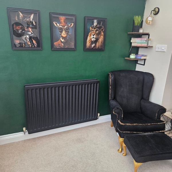 Punk Lion Portrait | Altered Vintage Punk Lion Portrait Wall Art Quirky ...