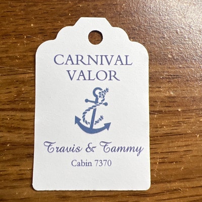 CRUISE Gift Exchange Tag, FE Tag, Anchor Gift Tag, Nautical Tags, Fish ...