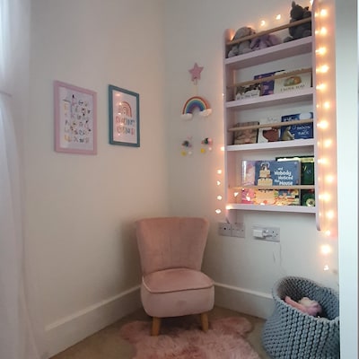 Printable, Pink Boho Reading Corner Sign, Rainbow Reading Sign ...