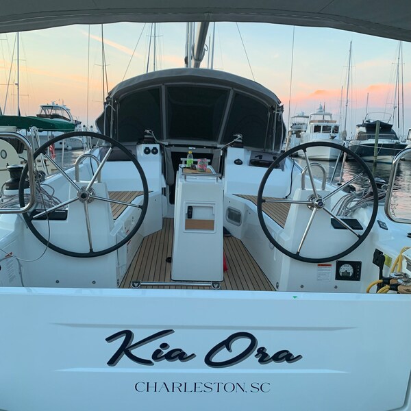 Boat Name Lettering - Boat Transom Decal - Boat Stickers - Boat Decals ...