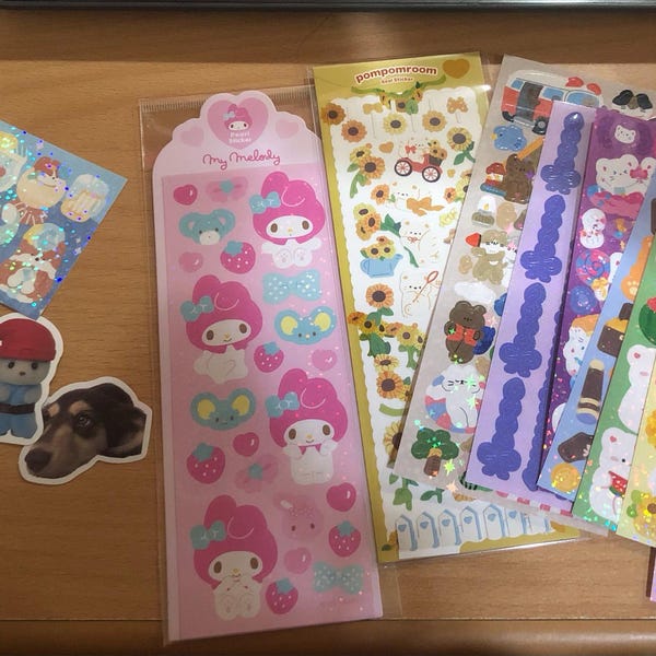 Sticker Sheet Gacha!!!! | Cute Sticker Sheets Bundle | No Repeats ...