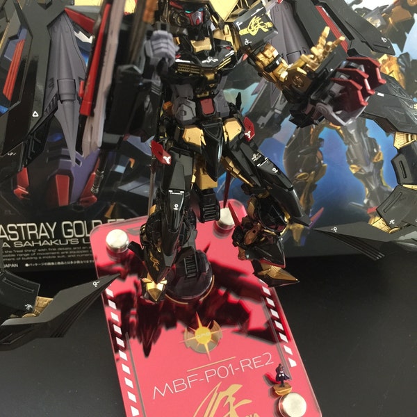 Premium Gunpla Acrylic Display Base With Standoffs | 1/100 and 1/144 MG ...