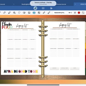 Manifest Goodnotes Stickers, Self Care Stickers Digital Manifestation ...