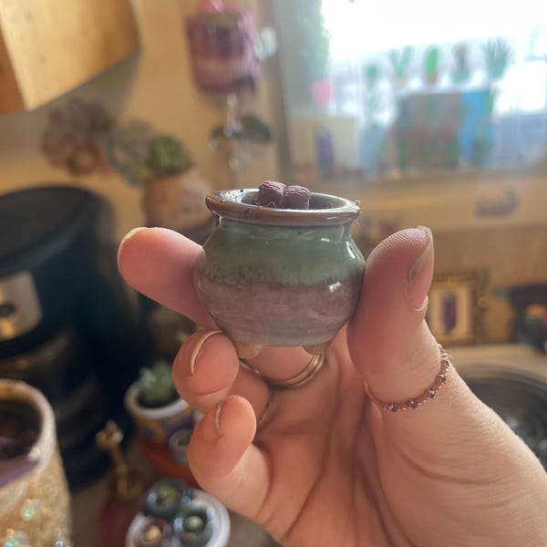 Cute Mini Succulent Planters Handmade Pottery Gift for Mom, Unique ...