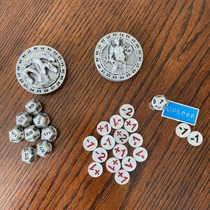 16 Health Point / Action Point Tokens HP/AP Pieces For Board | Etsy