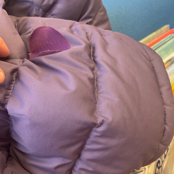 Puffer Jacket Repair (RED) | Self-adhesive, Pre-cut Patches, Soft ...