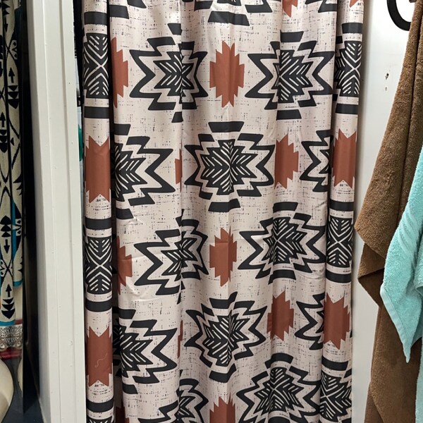 Modern Aztec - Curtain / Sheer + Blackout - Etsy