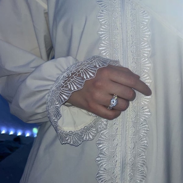Luxurious Handmade Prayerdress From Madina - Nikah - Gift- Custom Made ...