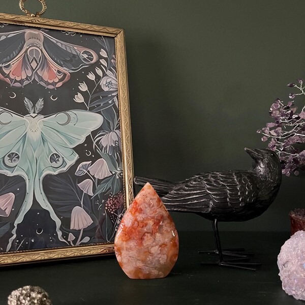 Druzy Agate Crystal Teardrop Color Enhanced | Druzy Agate | Crystals ...