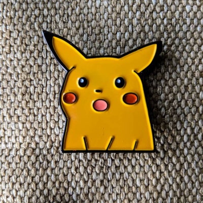 Surprised Pikachu Pin Lapel Pin Soft Enamel Pingame Pokemon - Etsy
