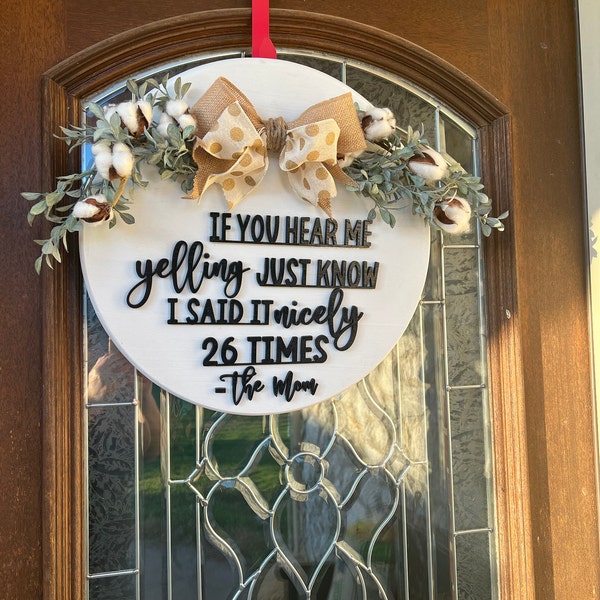 Funny Round Signs SVG , Round SVG Files, Door Hanger Svg, Welcome Sign ...