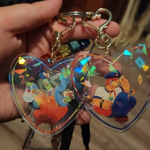 Eddie Dear (welcome Home) Two-sided Holographic Charm - Etsy