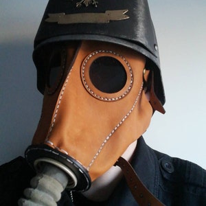 A Death Korps of Krieg Leather gas mask. Warhammer 40000 | Etsy