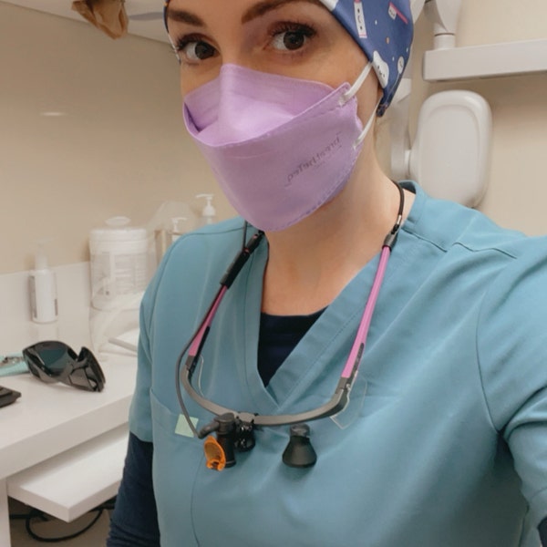 Nurse/medical ER Stethoscope Soft Stretchy Scrub Cap, Scrub Hats for ...