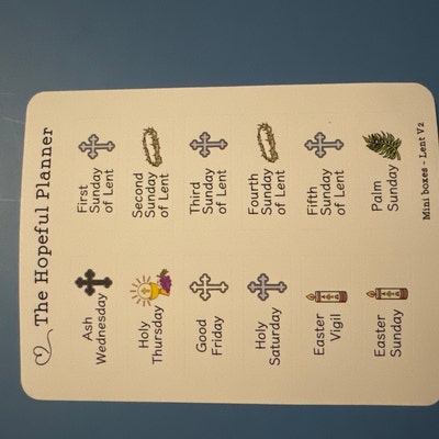 Ash Wednesday Mini Sticker Kit 2024 Lent Decorative Sticker Sheets for ...
