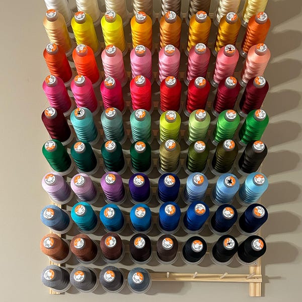 80 Spool Thread Rack-3 Inch Industrial Spools -extra Large Spools - Etsy