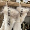 Modern Stocking Name - Stocking Names - Metal Stocking Name Tag ...