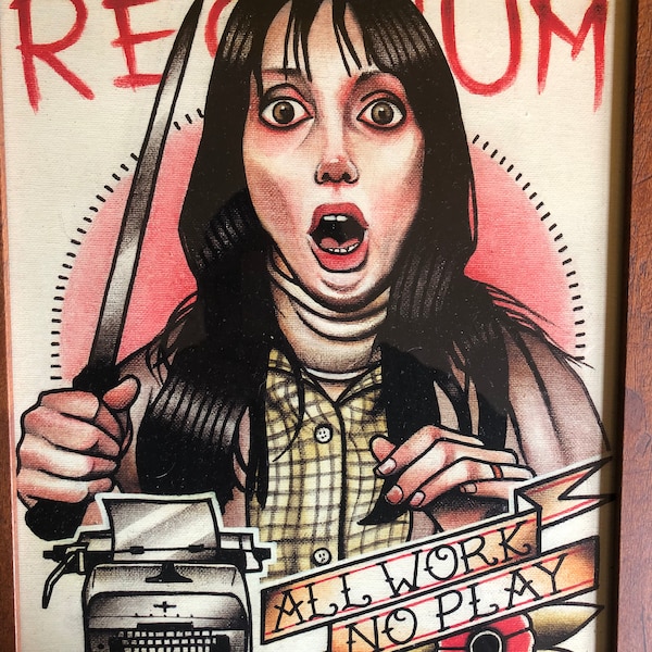 REDRUM the Shining Tattoo Art Print 11"x14" - Etsy