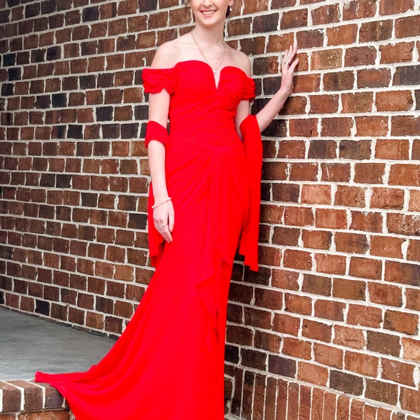 Vivian Red Dress Pretty Woman Costume - Etsy